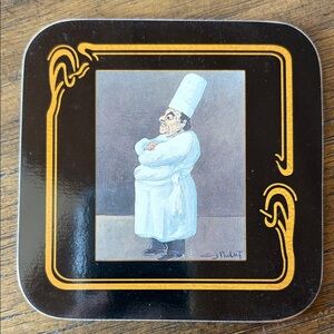 Guy Buffet | Dining | Htf Vintage Set Of 6 Guy Buffet Coasters Les ...